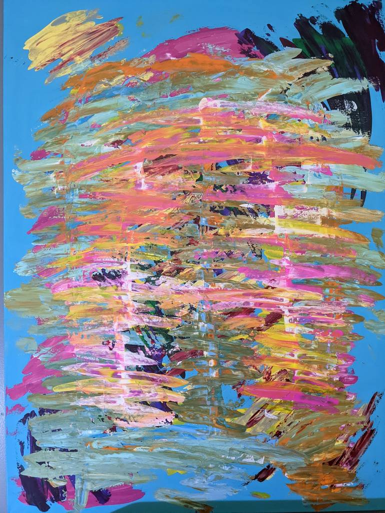 Caribbean Layers Painting by Bobby Bentz | Saatchi Art