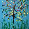 Dark Tree Painting by Bobby Bentz | Saatchi Art