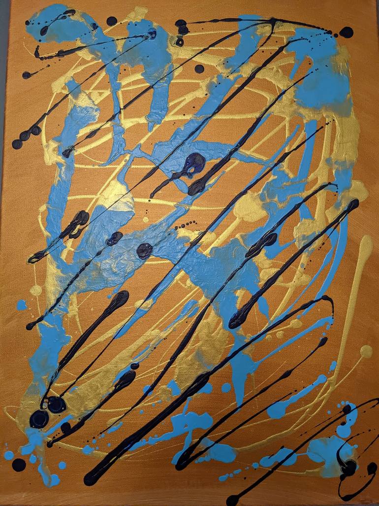 Gold Purpose Painting by Bobby Bentz | Saatchi Art