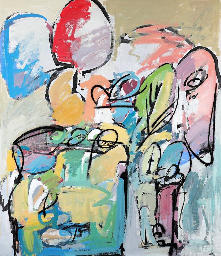 Basso Continuo Painting by Francesco D'Adamo | Saatchi Art