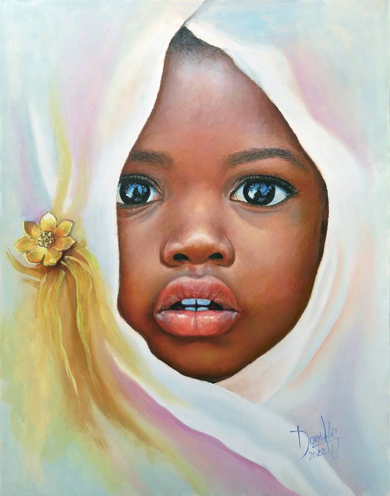 Prosperity portrait 14 Painting by Dora Alis Mera Velasco | Saatchi Art