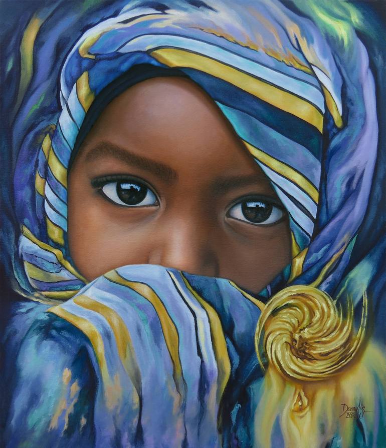 Prosperity Portrait 17 Painting by Dora Alis Mera Velasco | Saatchi Art