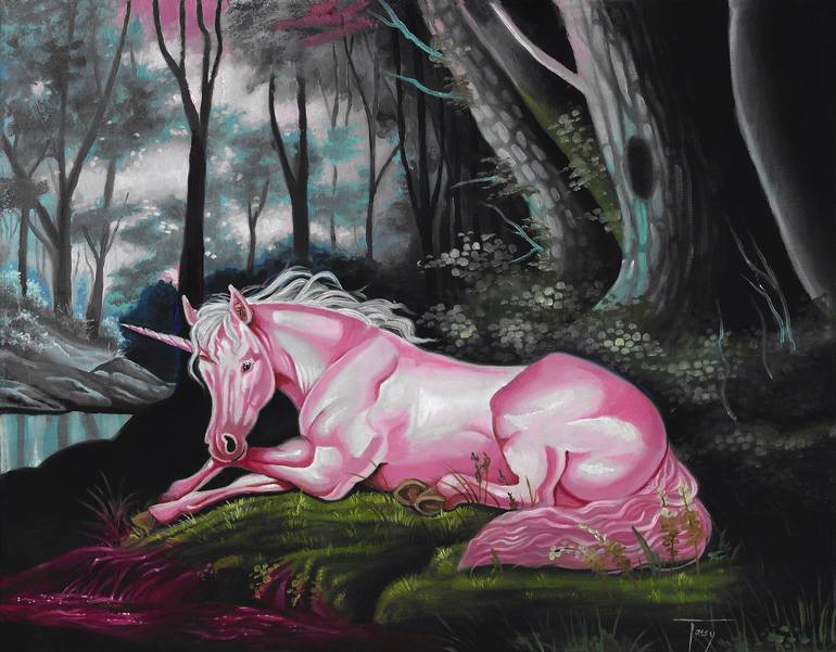 Resting Fable Painting by Tassy S | Saatchi Art