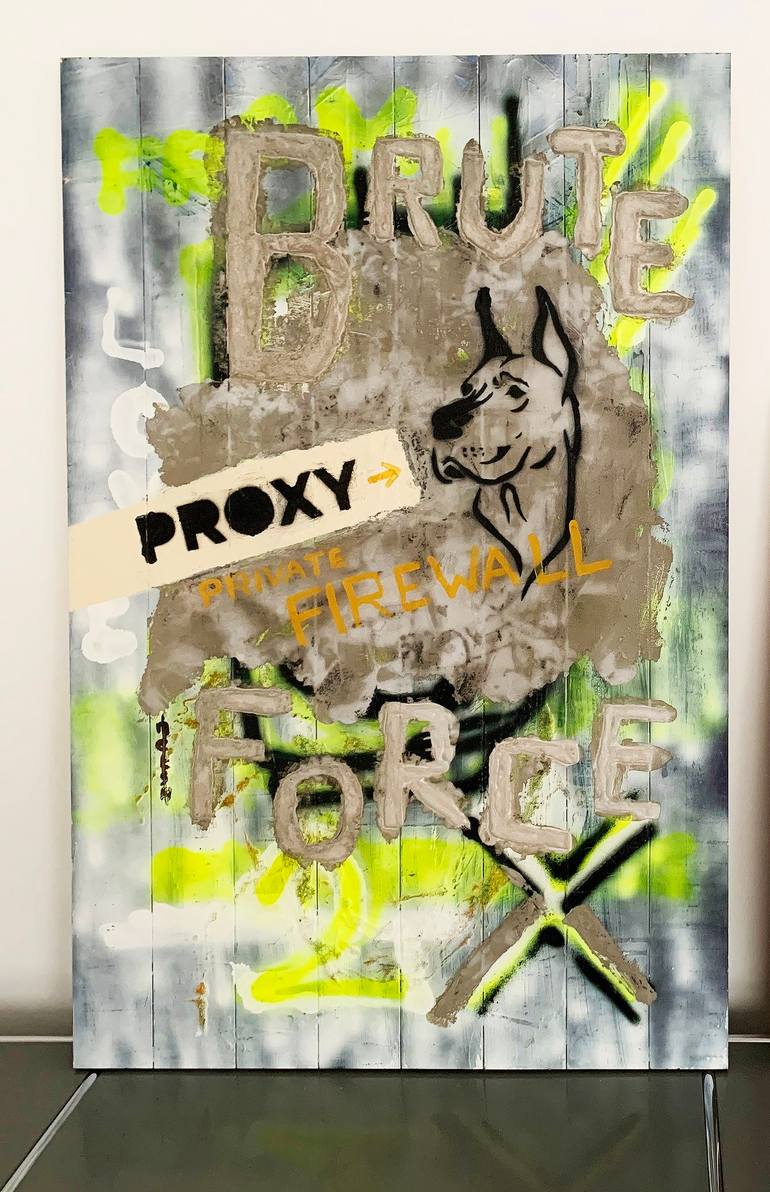 Brute Force Painting by Raphael Pohland | Saatchi Art