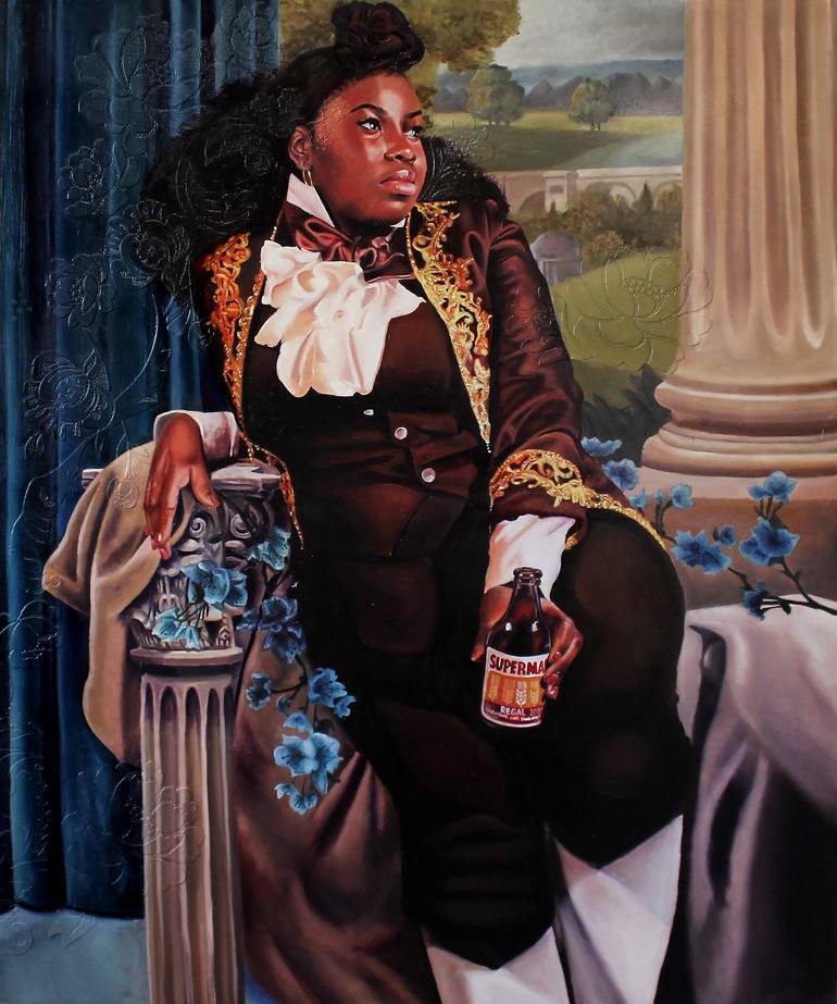 The Nuanced Architect Painting by Glory Sam-Jolly | Saatchi Art