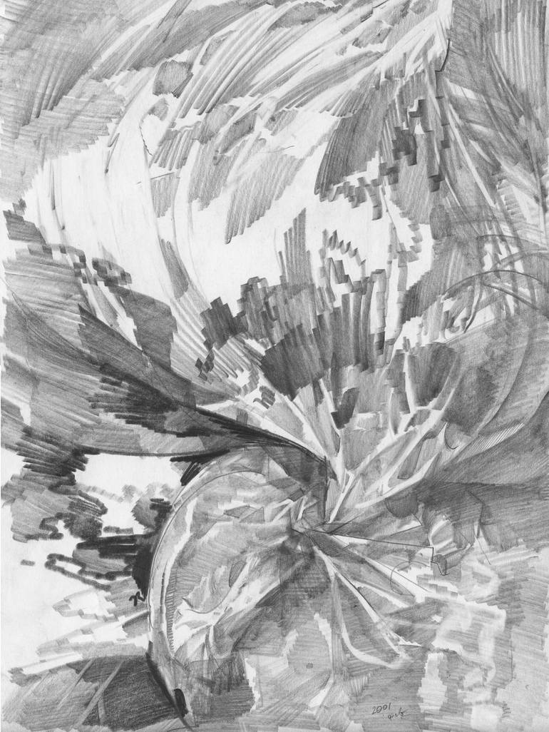 The land of Nod Drawing by Leonid Tomilin | Saatchi Art