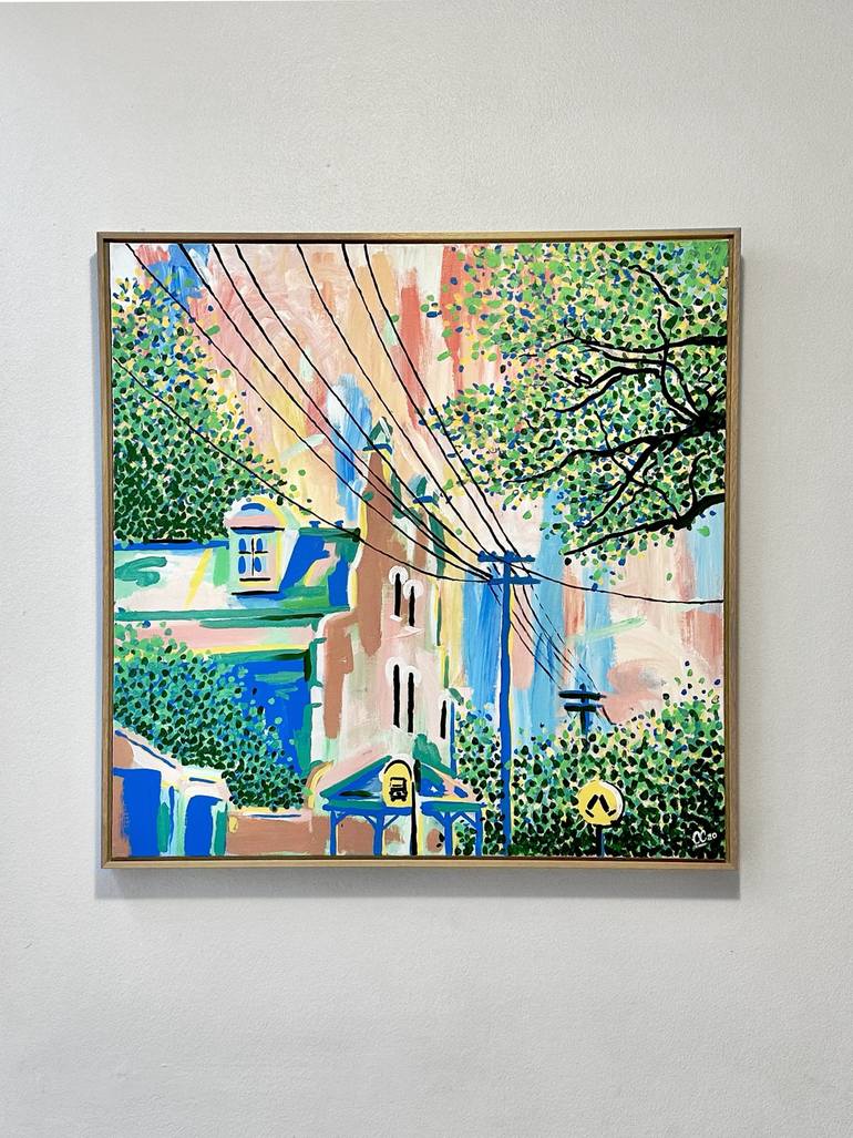 Queen St Walk Painting by Camila Carmody | Saatchi Art