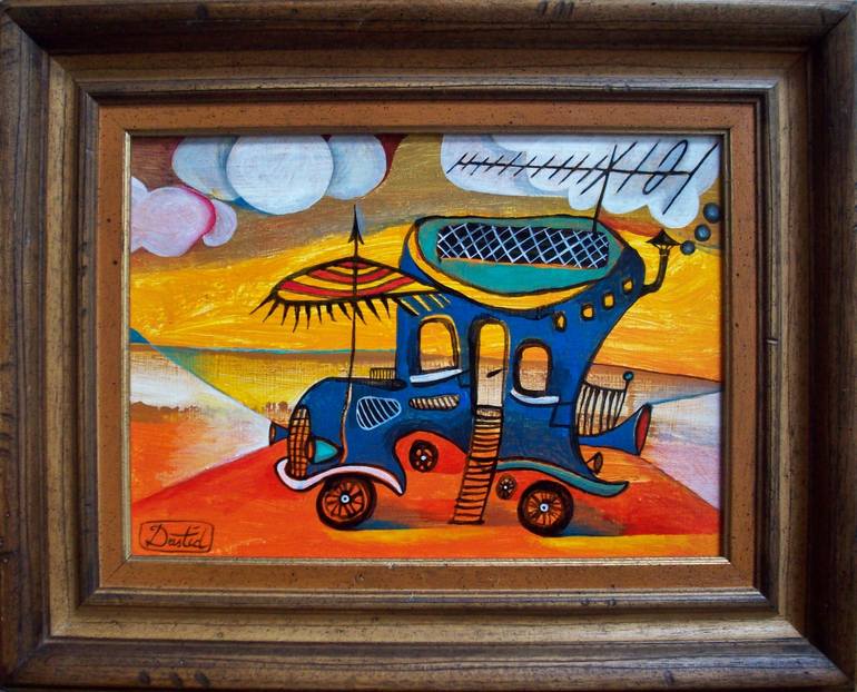 Gitan Painting by Dastid Miluka | Saatchi Art