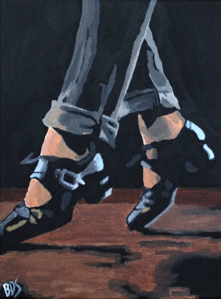 On Your Toes Painting by Billie Shoemate | Saatchi Art