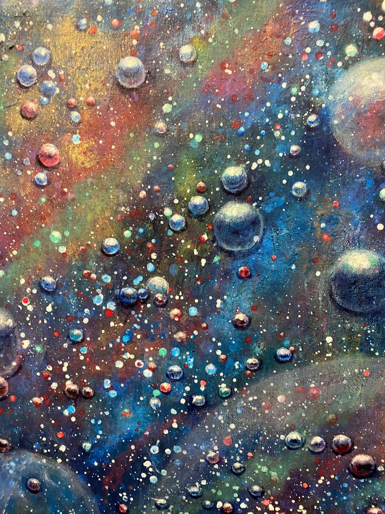 100x80 abstract. Moon Ligth Painting by Tanja Olsson | Saatchi Art