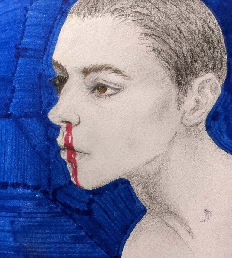 Ganymede Bruised Drawing by Yvette Pulido | Saatchi Art