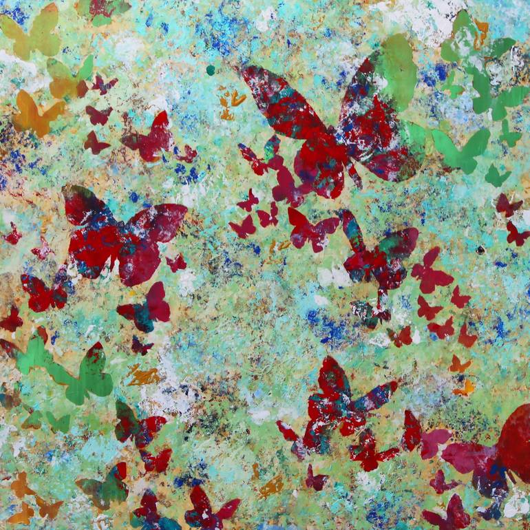 Dance in Sync Painting by Naomi Delott | Saatchi Art