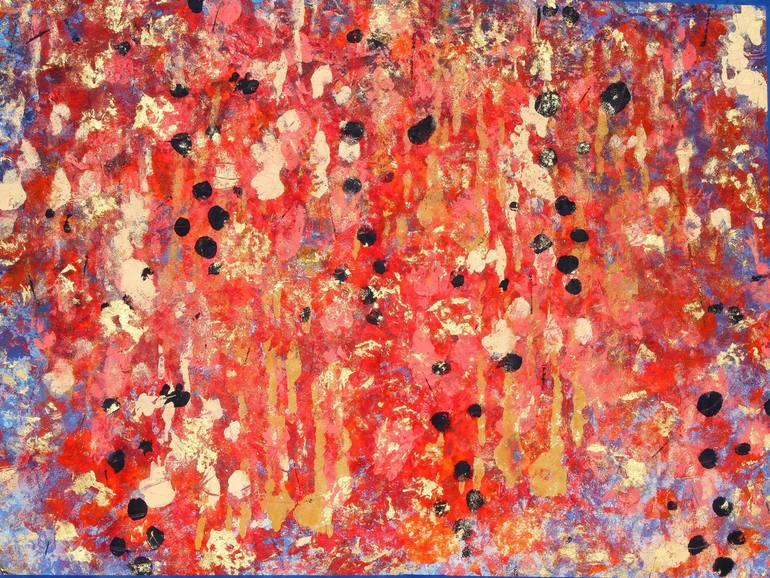 Crimson Renaissance Painting by Naomi Delott | Saatchi Art