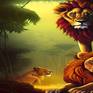 Lions In The Jungle Drawing by Carver Tyker | Saatchi Art