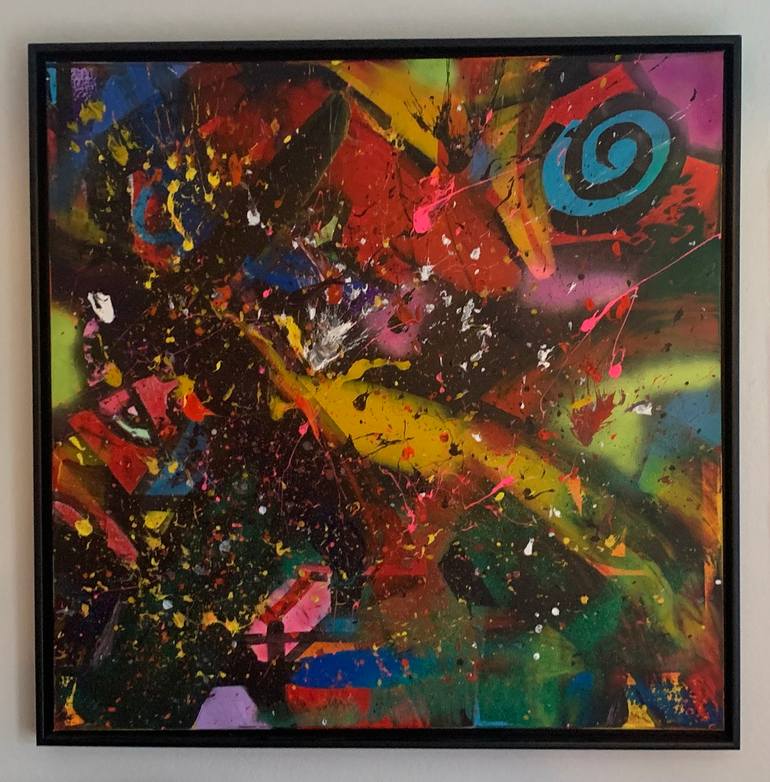 Subject: Cosmic Dream- Artist's Masterpiece #001-2021 Painting by Jesse ...
