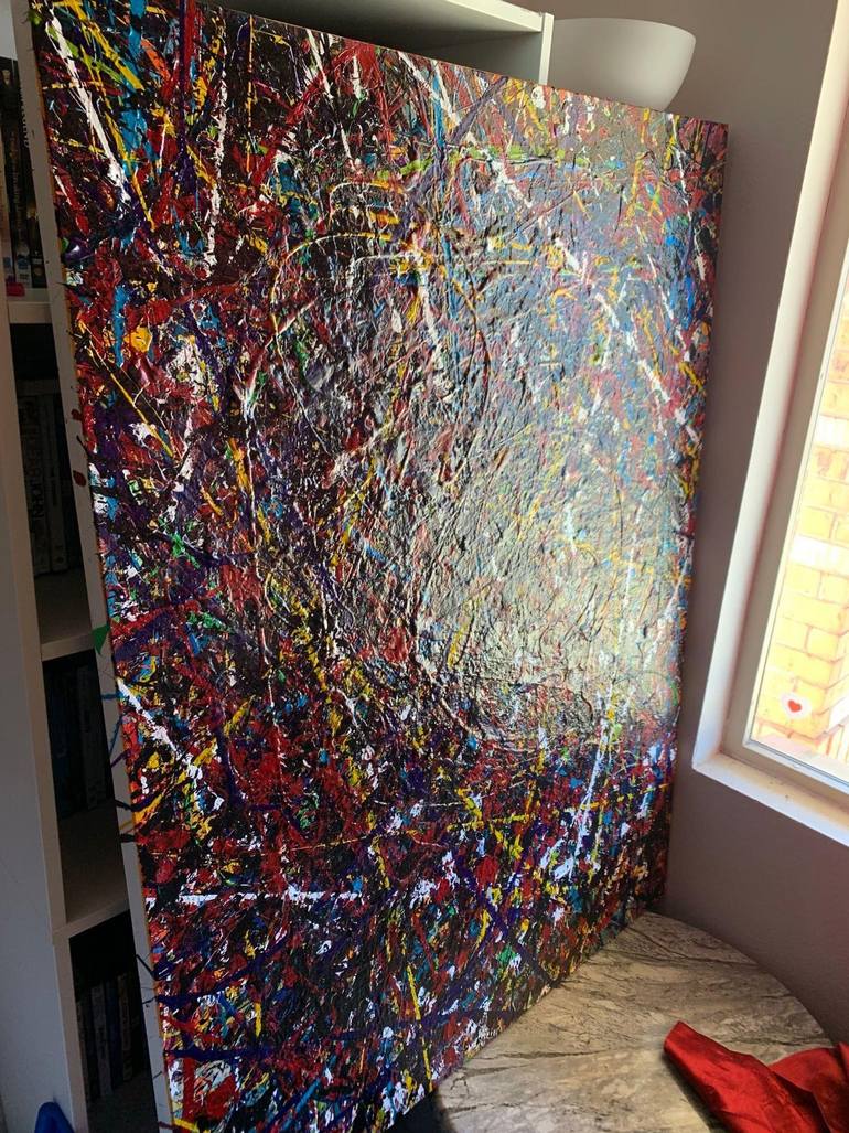 #014-2022 Expressions & Emotions - Pollock Style Abstract Painting by ...