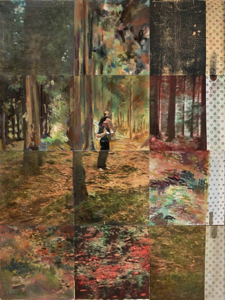 Skogen Painting by Sonja Lundin | Saatchi Art