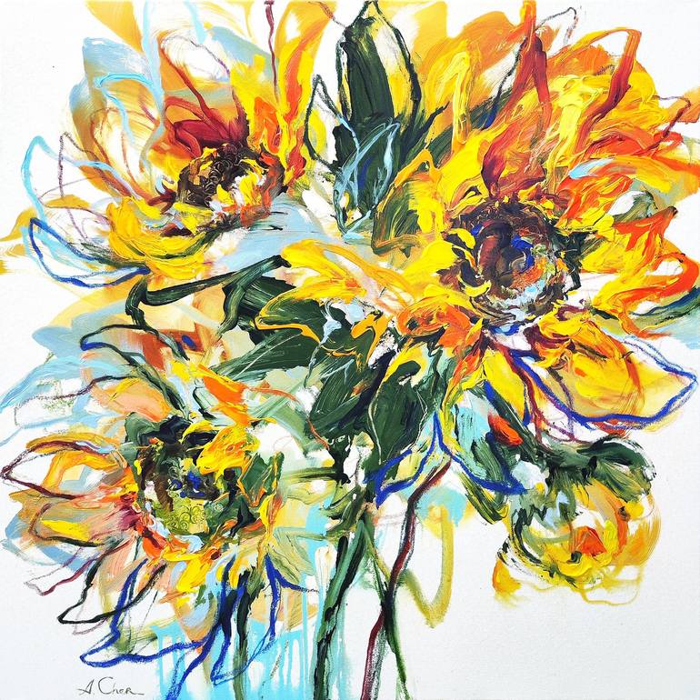 Sunlight dance Painting by Anna Cher | Saatchi Art