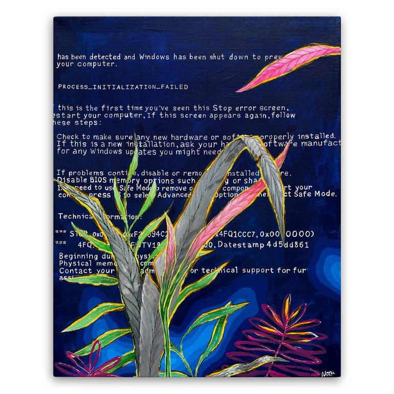 Beautiful error Painting by arseniy NOTSURPRIZED | Saatchi Art