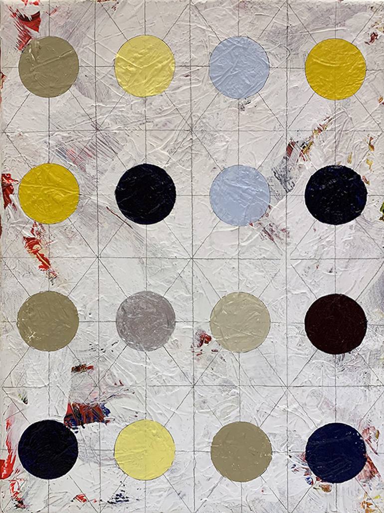 Fractal Density Dots: Sliver Layers Painting by Studio Ali O | Saatchi Art
