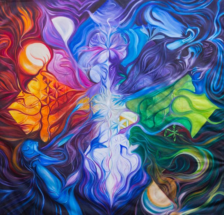 Divine Order In Chaos Painting by Tugay Adem Kader | Saatchi Art