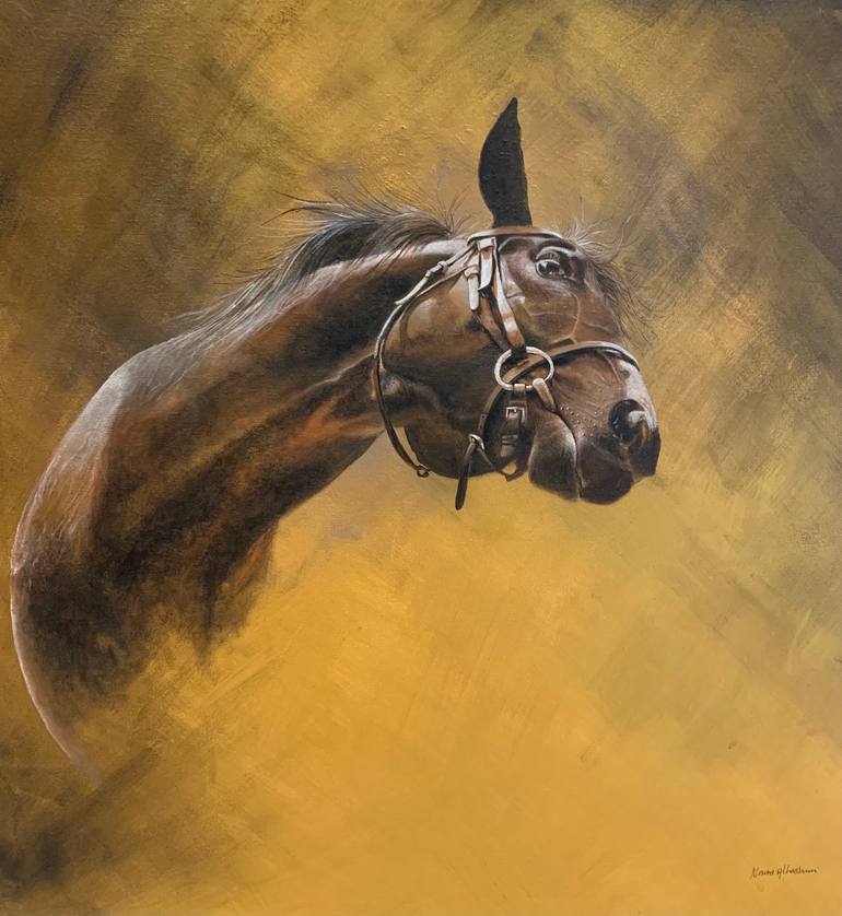 deep dimension realistic work acrylic color 100x100 cm 2022 Drawing by ...