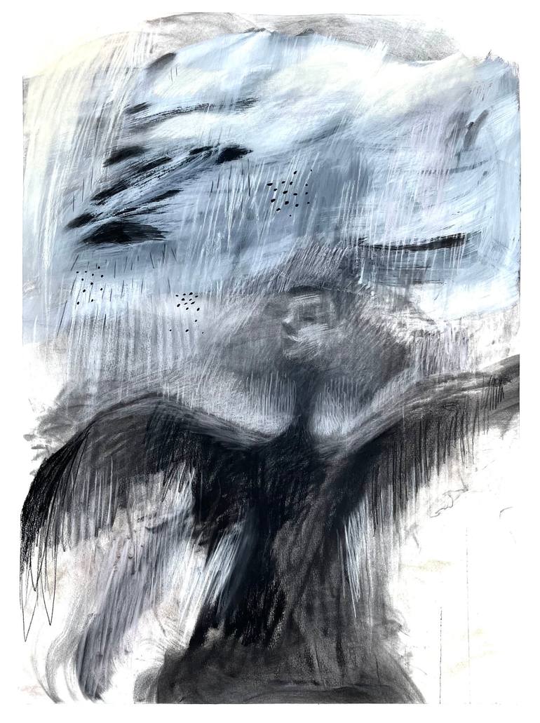 The Privilege of Wings Drawing by Vicky Hanrahan | Saatchi Art
