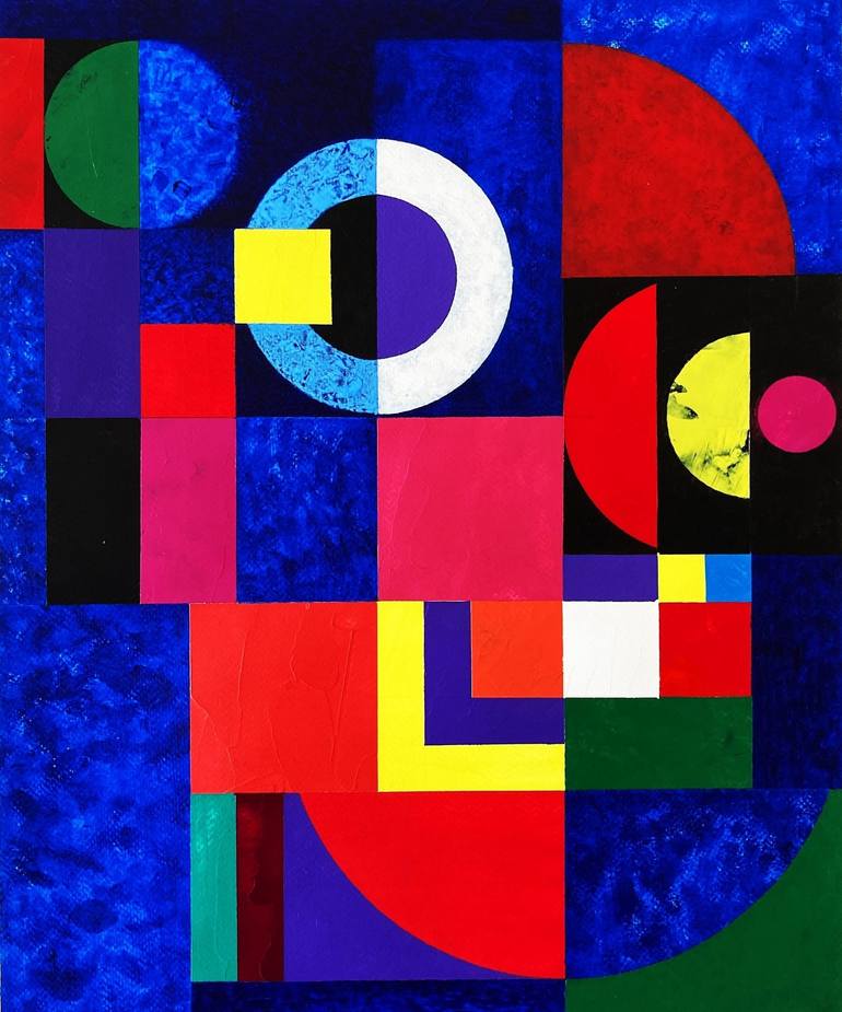 'Symbols of The Luminary' Painting by Dean Jukes | Saatchi Art