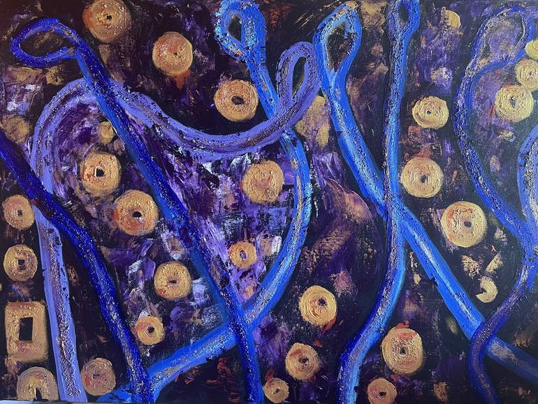 The Only Way Is Up Painting by Nikita De Kruyf | Saatchi Art