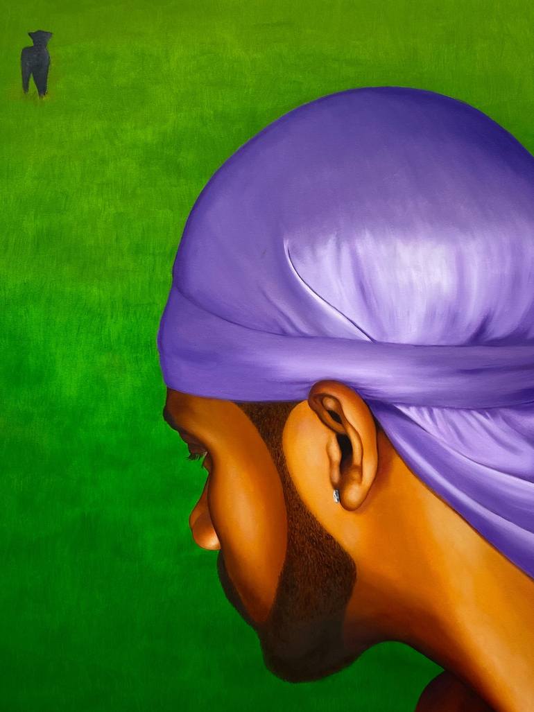 The Black Sheep Meet Painting by Jonte Drew | Saatchi Art