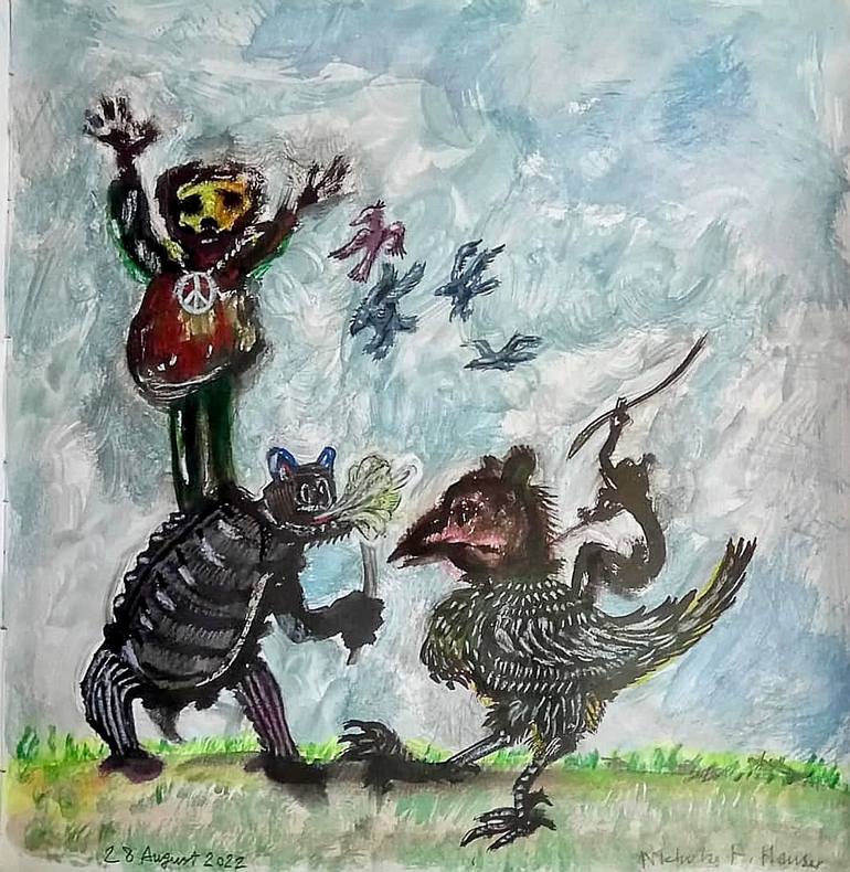 Politics Painting by Nicholas Hauser | Saatchi Art