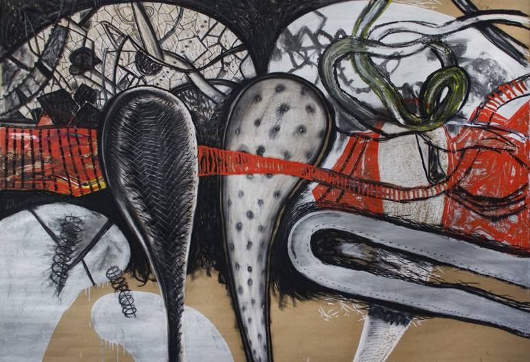 Horns of a Dilemma Painting by Nicholas Hauser | Saatchi Art