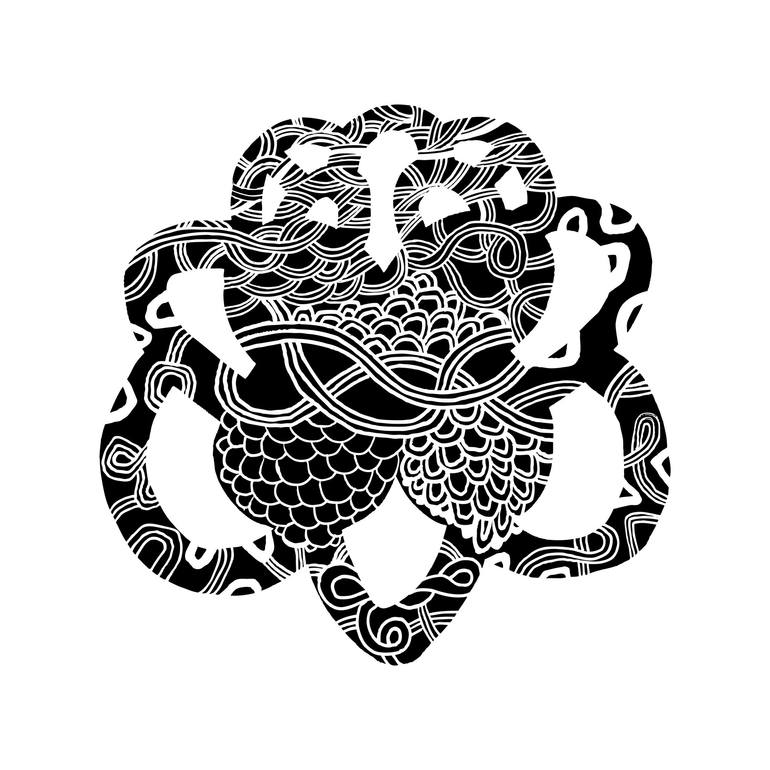 Hsien Face Printmaking by Nicholas Hauser | Saatchi Art