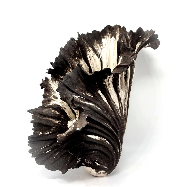 Black/ivory simplicity Sculpture // 245 Sculpture by Rikke Laursen ...