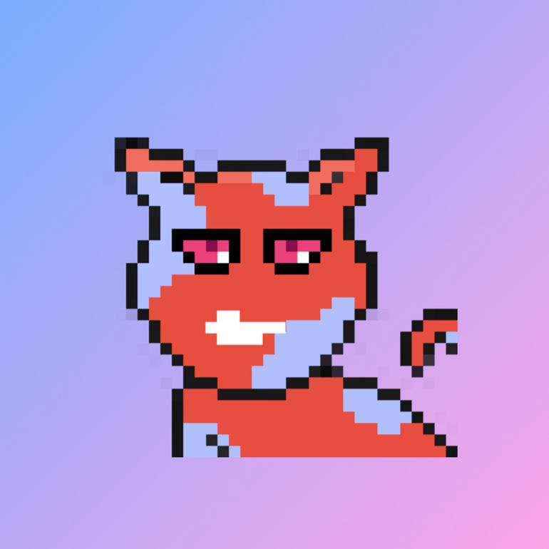 Exotic Pixel cat Drawing by Kayleb B | Saatchi Art