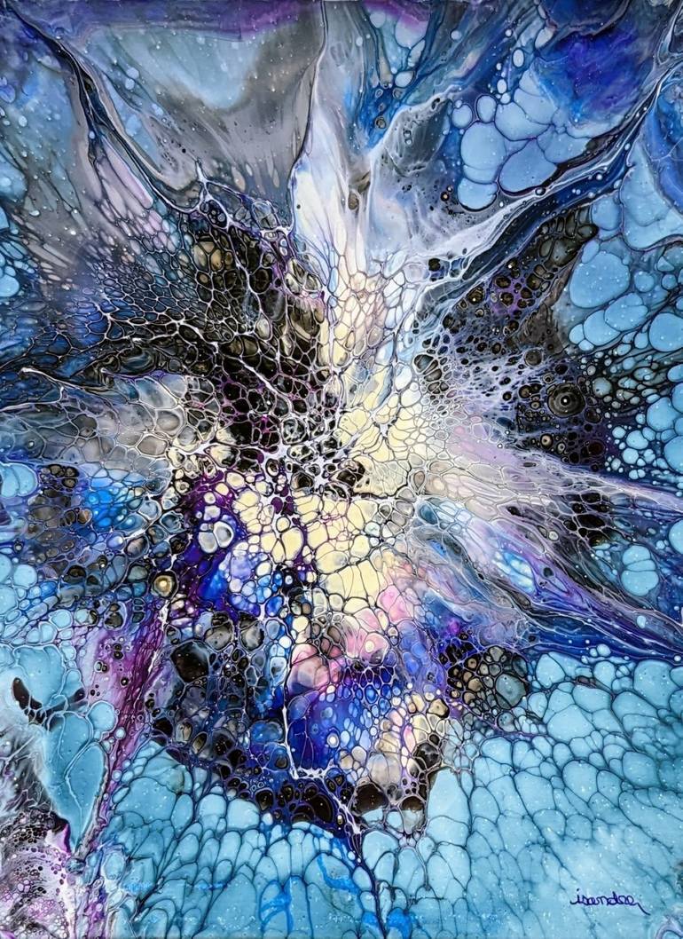 EXPLOSION Painting by Isabelle Rozotte | Saatchi Art