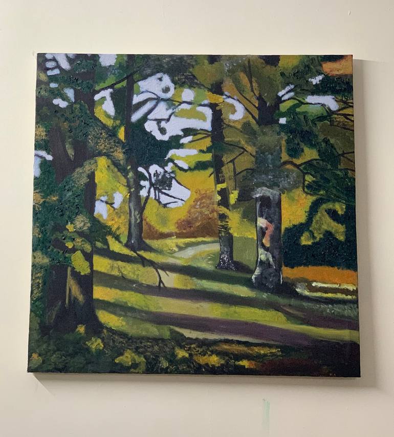 Trees and forest Painting by sakina ali | Saatchi Art