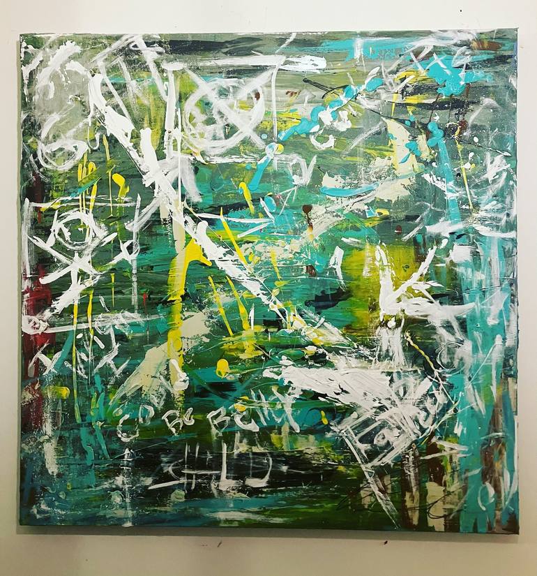 “Stuck Somewhere” Painting by Ben Jacobs | Saatchi Art