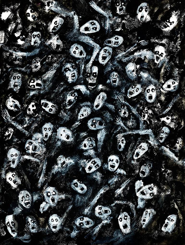 Survival Painting by Vaxo Lang | Saatchi Art