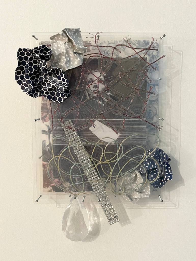 Marlene On The Wall Collage by Jesse Walker | Saatchi Art