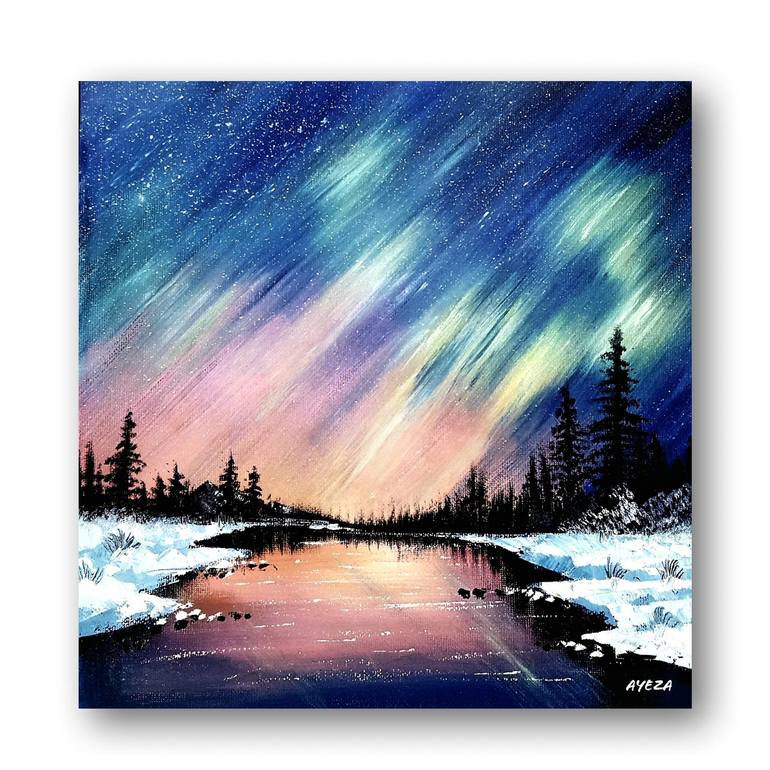 Aurora Painting by Ayeza Nadeem | Saatchi Art