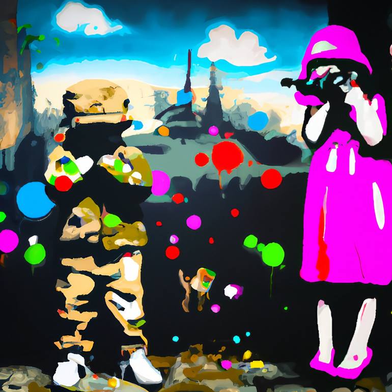 Close Call Painting by D Wizz | Saatchi Art