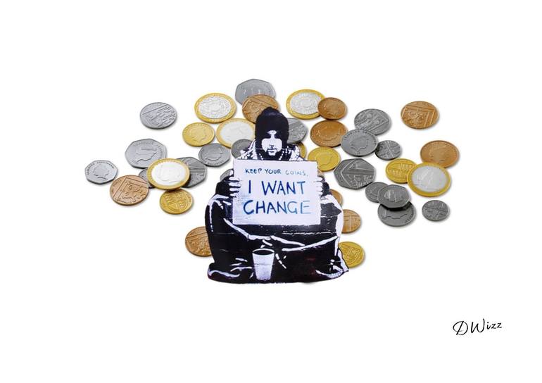I Want Change Painting by D Wizz | Saatchi Art
