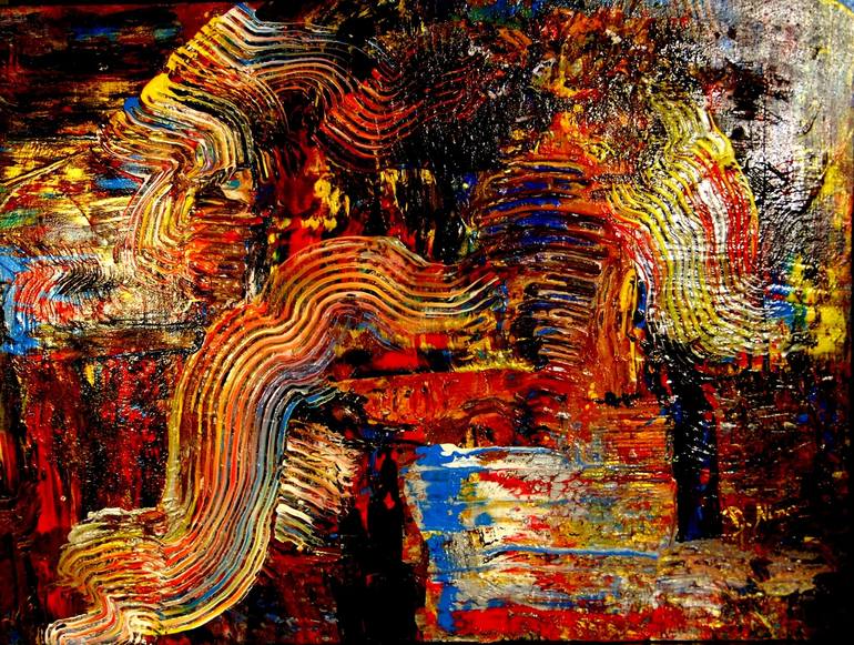 Curved surfaces Painting by Nino Dobrosavljevic | Saatchi Art