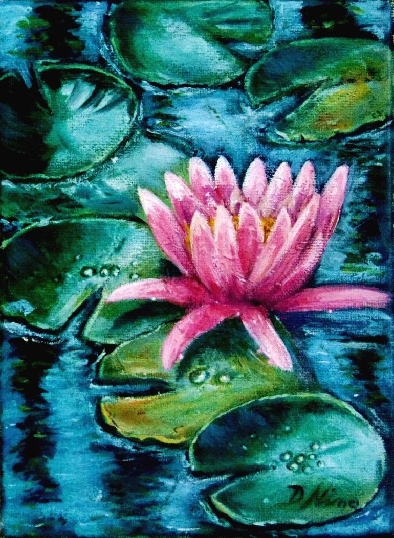 Symbol of purity Painting by Nino Dobrosavljevic | Saatchi Art