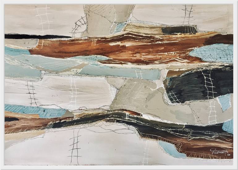 Barrancos Painting by Juan Pablo Pedemonte | Saatchi Art