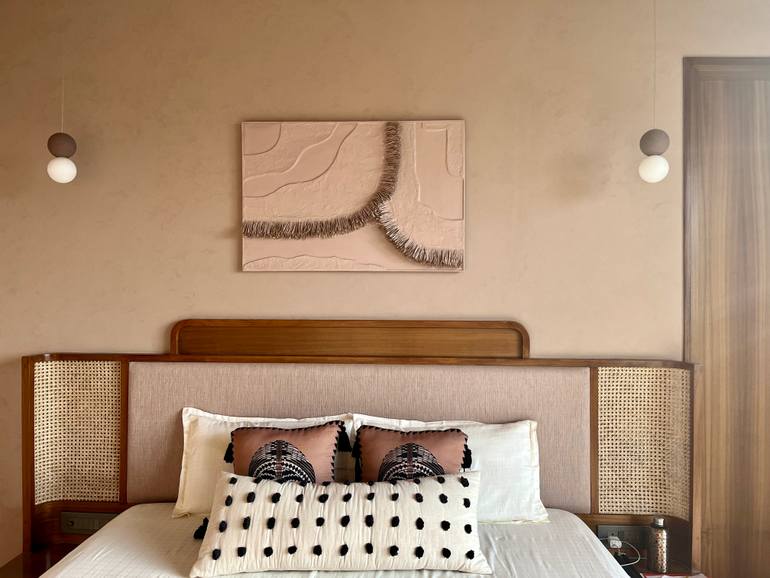 The Rustic Rafia Painting by Saloni Bapna | Saatchi Art