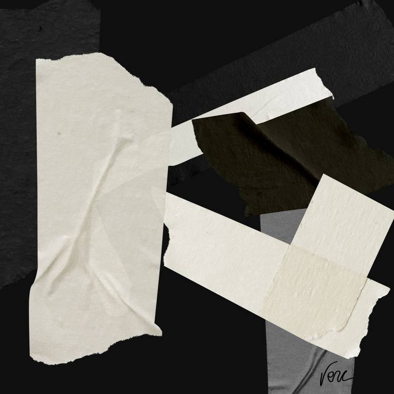 Minimalist Collage 2 Collage by Vercmagnus Chavez | Saatchi Art