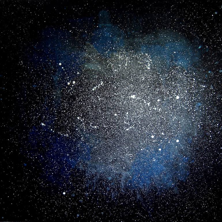 cluster Painting by Blue Moon - Heike Schmidt | Saatchi Art