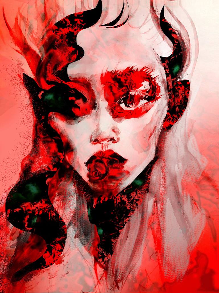 The Radical Gender, Illusion Painting Mixed Media by Elisabeth Grosse ...